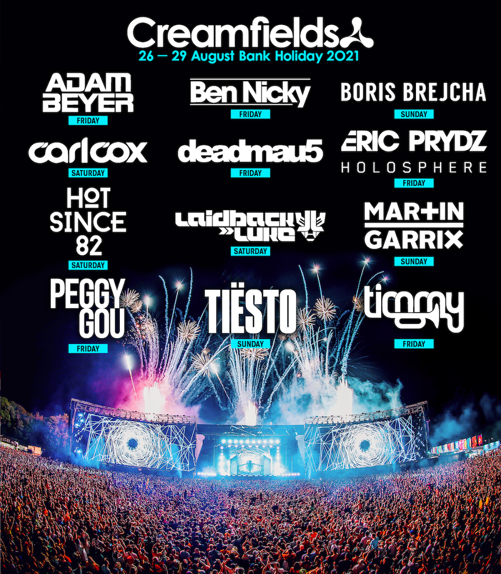 Creamfields 2021 announces its first acts - EDMunplugged