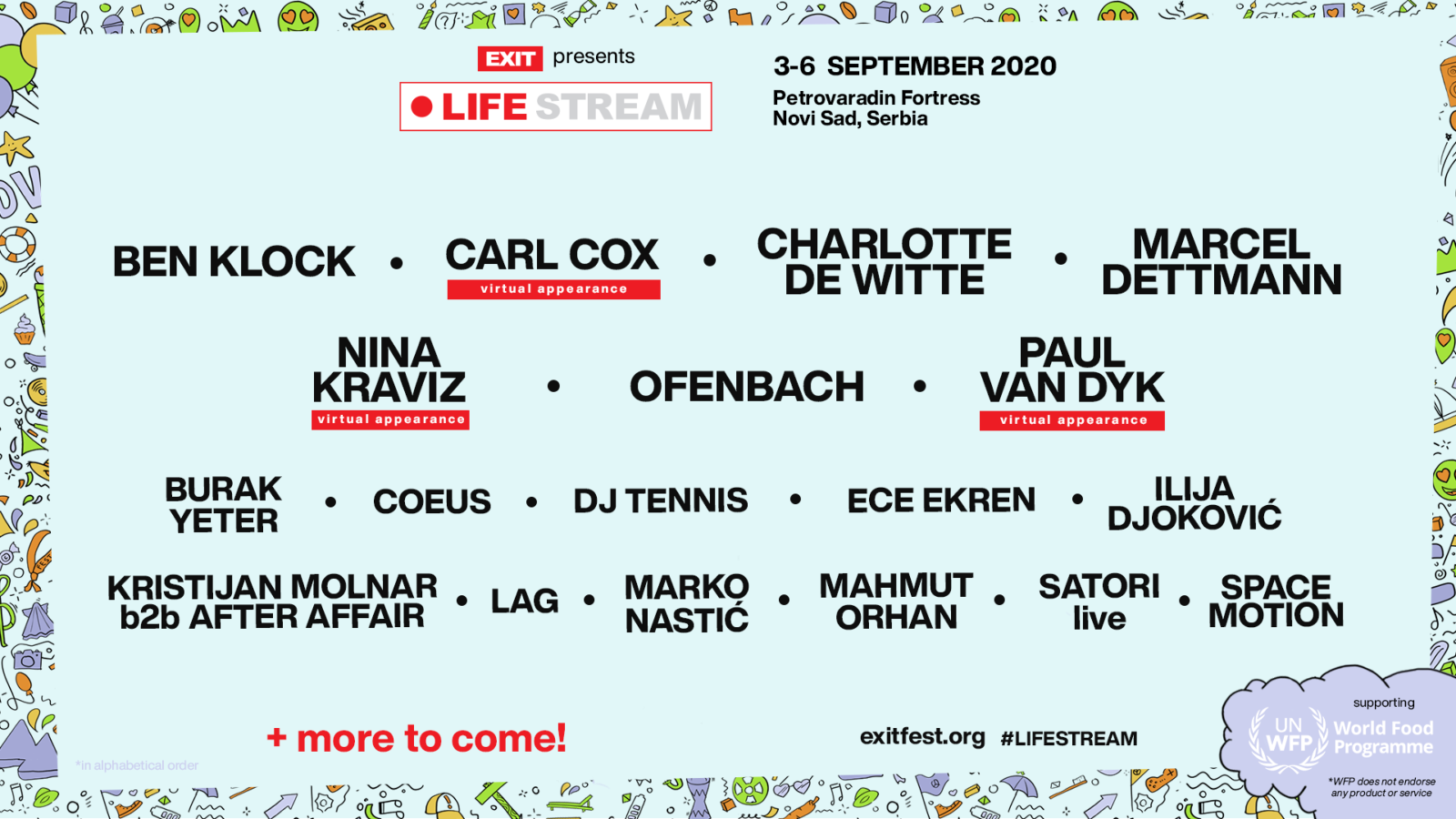Life Stream by Exit Festival announces its lineup - EDMunplugged